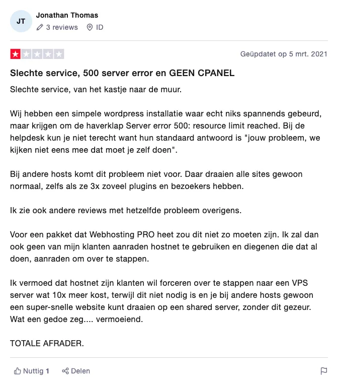 Hostnet review: De meest overgewaardeerde hosting ooit [2023]